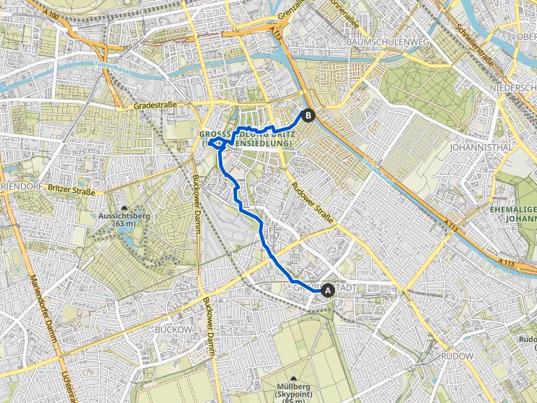 Von Gropiusstadt nach Britz | Wanderung | Komoot